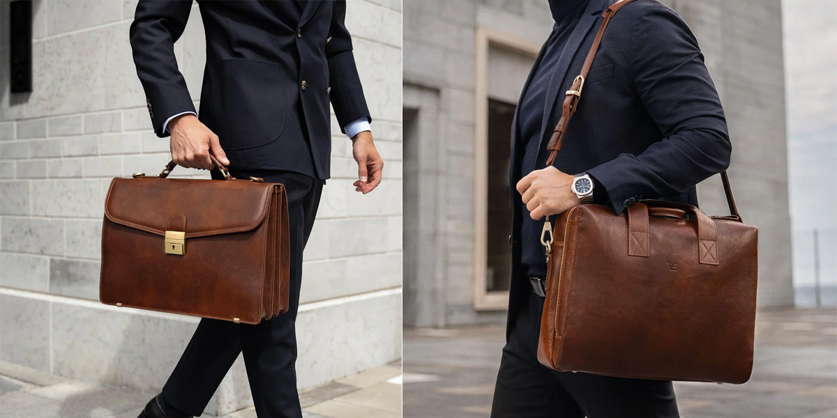 Classic vs Modern Briefcase: How To Choose - Von Baer