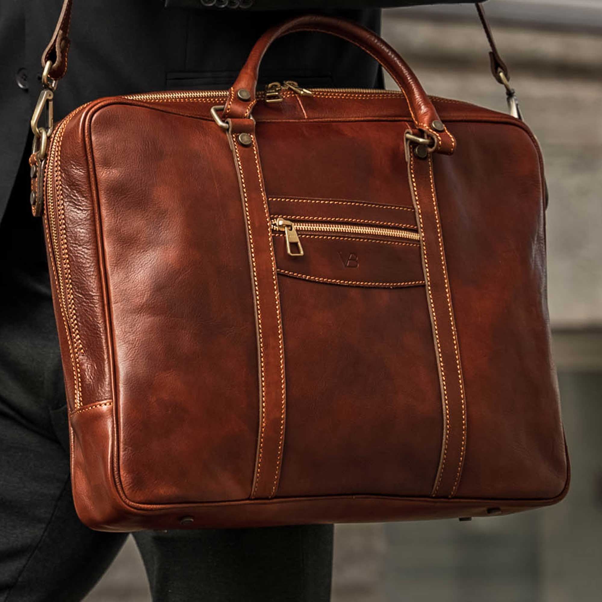 Luxury Leather Travel Briefcases - Von Baer